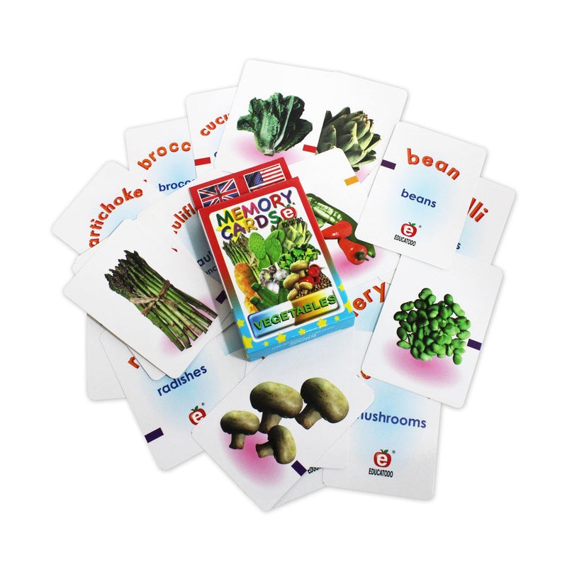 Memory Cards Vegetables