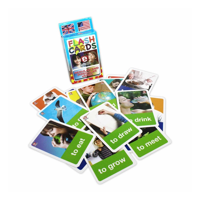 Flash Cards Regular And Irregular Verbs